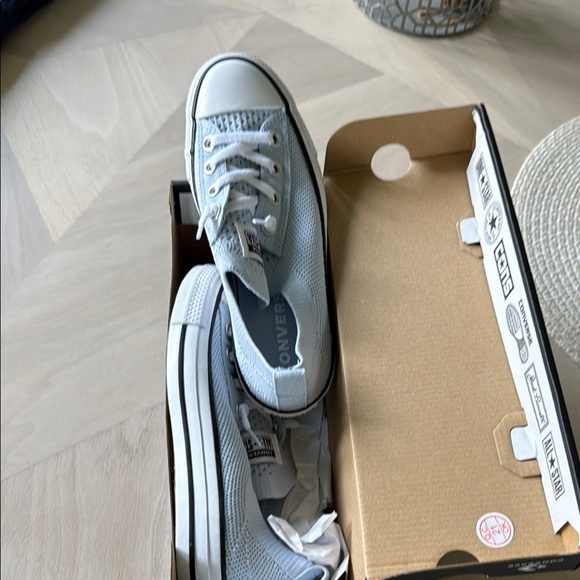 Converse | Shoes | Converse Sky Blue Canvas Sneakers | Poshmark